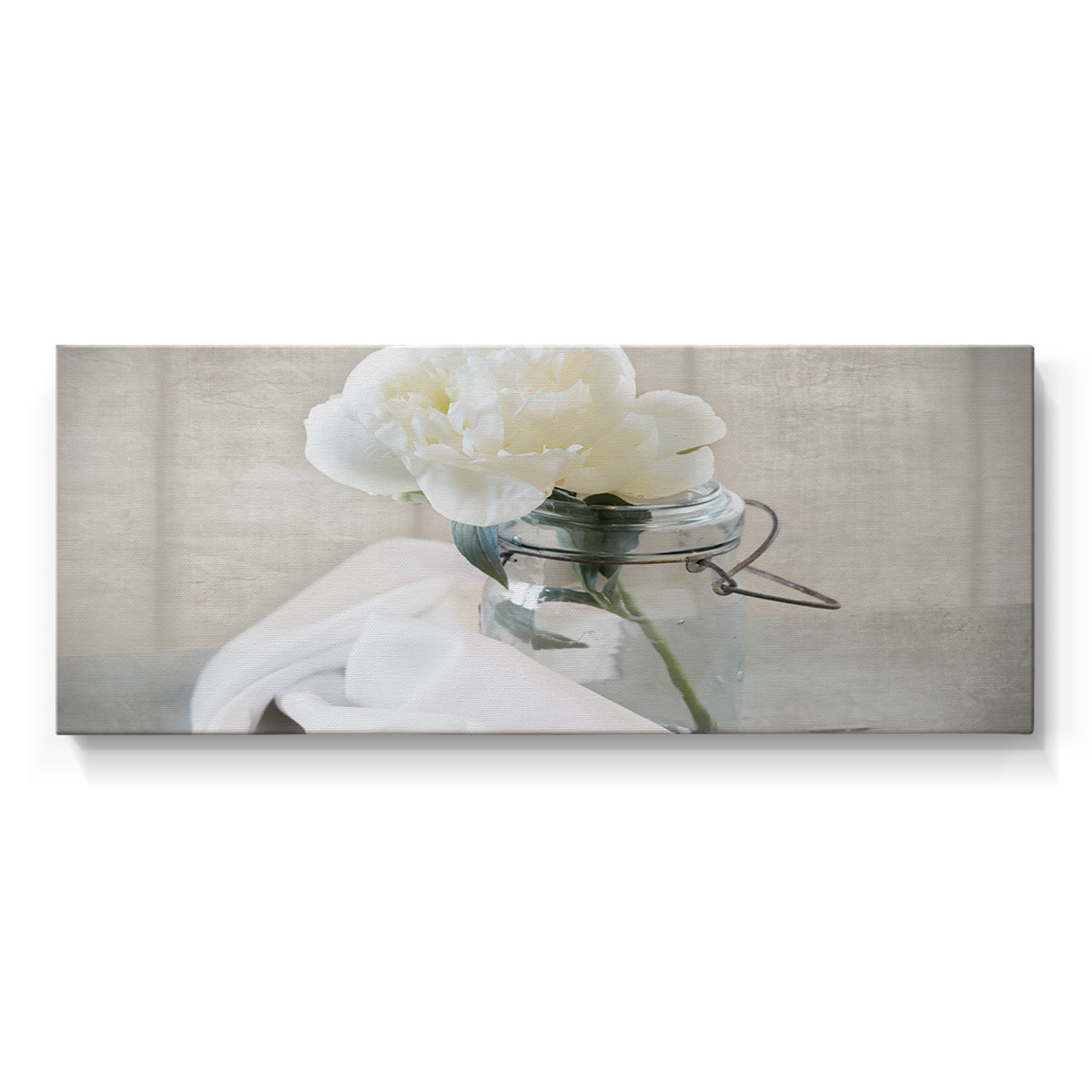 Winston Porter Mason Jar Bloom I- Gallery Wrapped Canvas -Ready to Hang ...