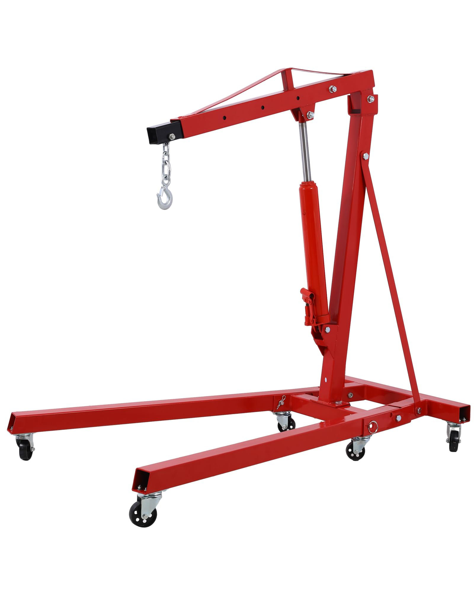 babevy 2 Ton(4000Lbs) Folding Engine Hoist Cherry Picker, Shop Crane ...