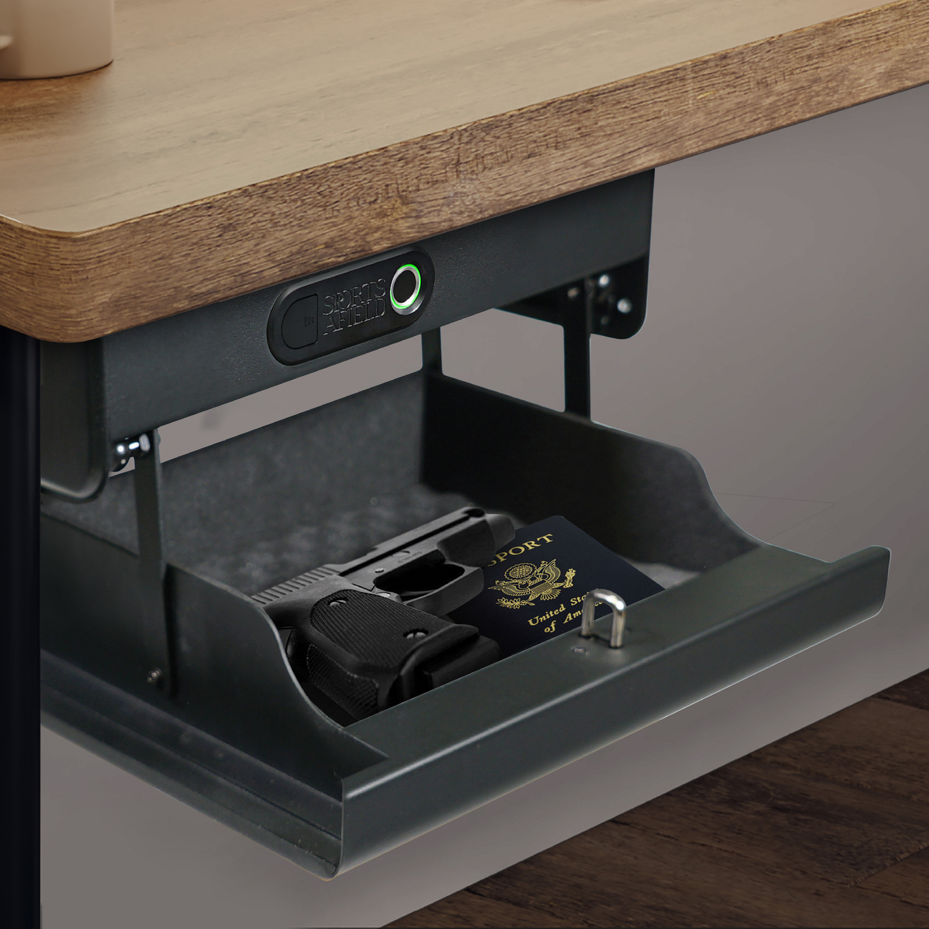 Sports Afield Home Defense Quick Access Drop Action Gun Safe with ...