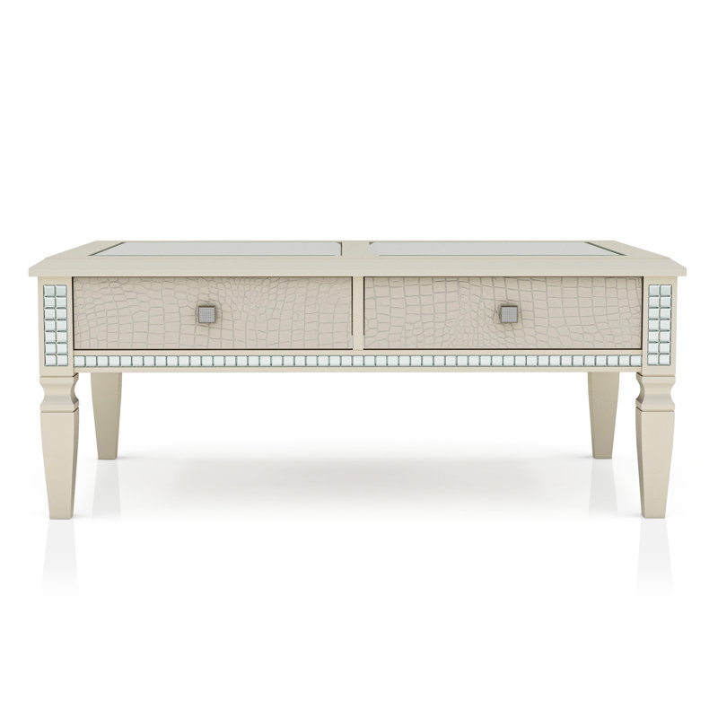 Rosdorf Park Frumie 4 Legs Coffee Table with Storage | Wayfair