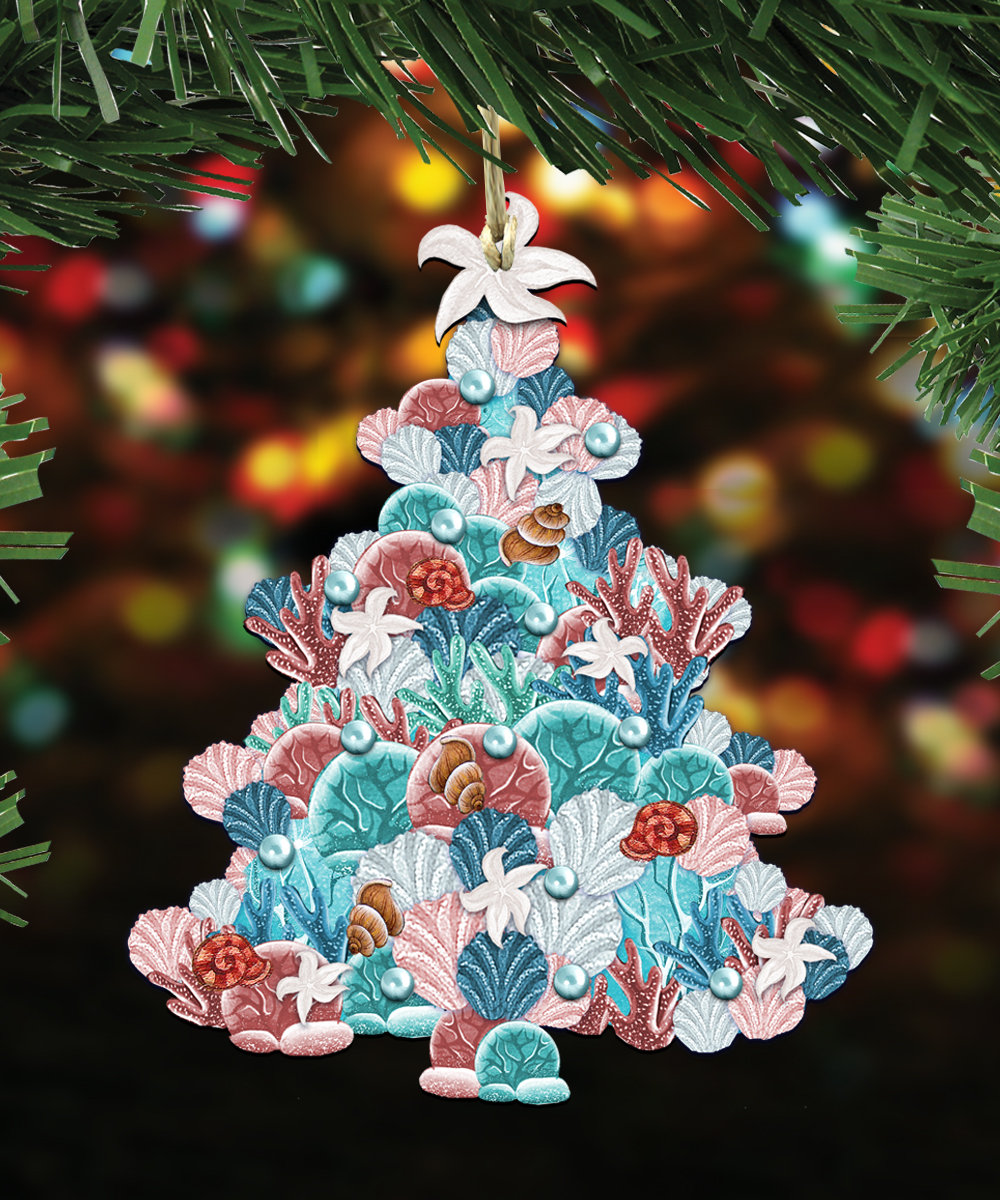 The Holiday Aisle® Tree Shape Wood Ornament - Wayfair Canada