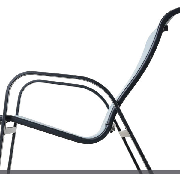 olilawn Outdoor Rocking Chair Mesh Sling Rocker Seating Outside For ...