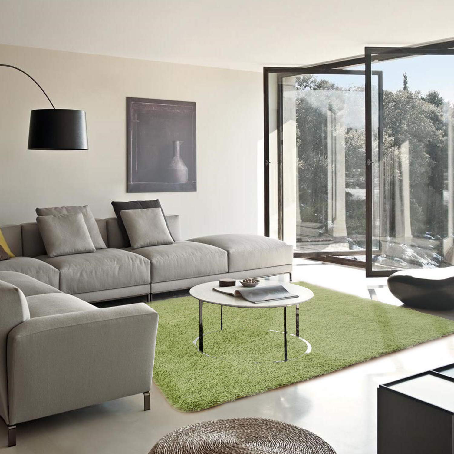 Everly Quinn Natural Fibers Solid Color Rug | Wayfair