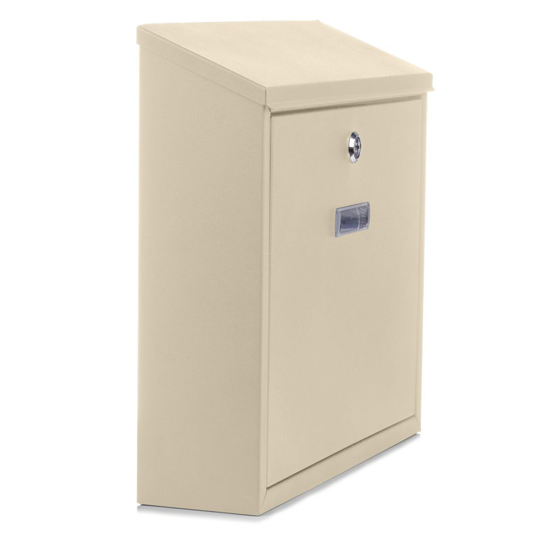 Dakota Fields Palmi Steel Wall Mounted Letter Box & Reviews | Wayfair.co.uk