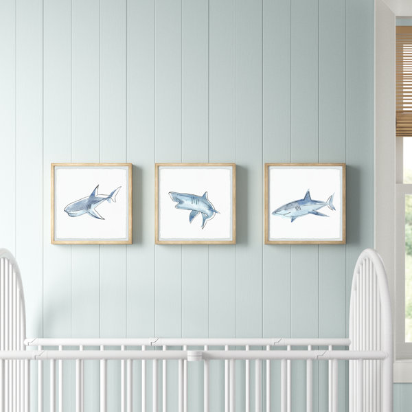 Sand & Stable Baby & Kids Callum Animals 3 - Piece Framed Art | Wayfair