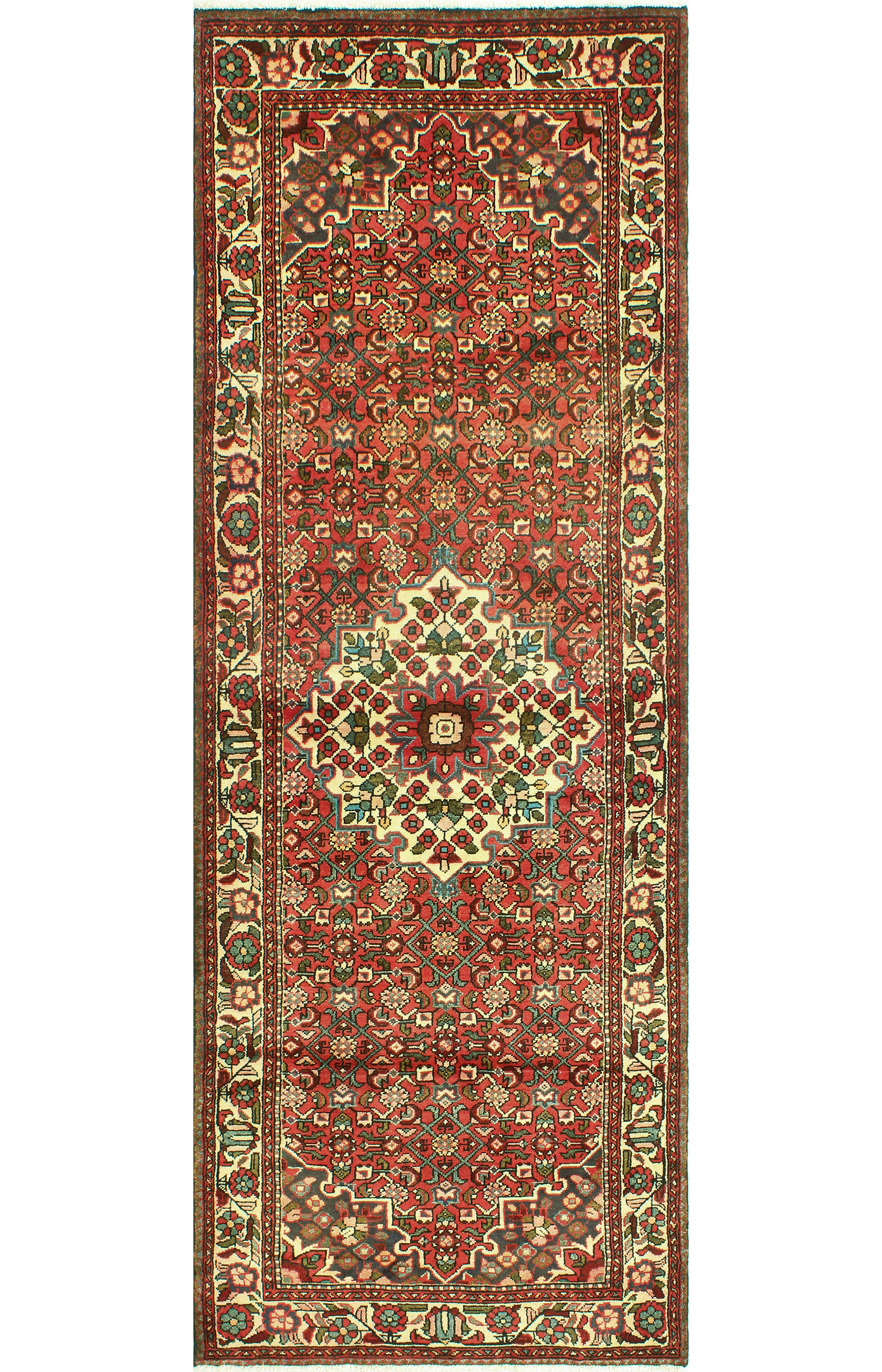 Isabelline Khyion Distressed Ashmaan Rust Runner | Wayfair