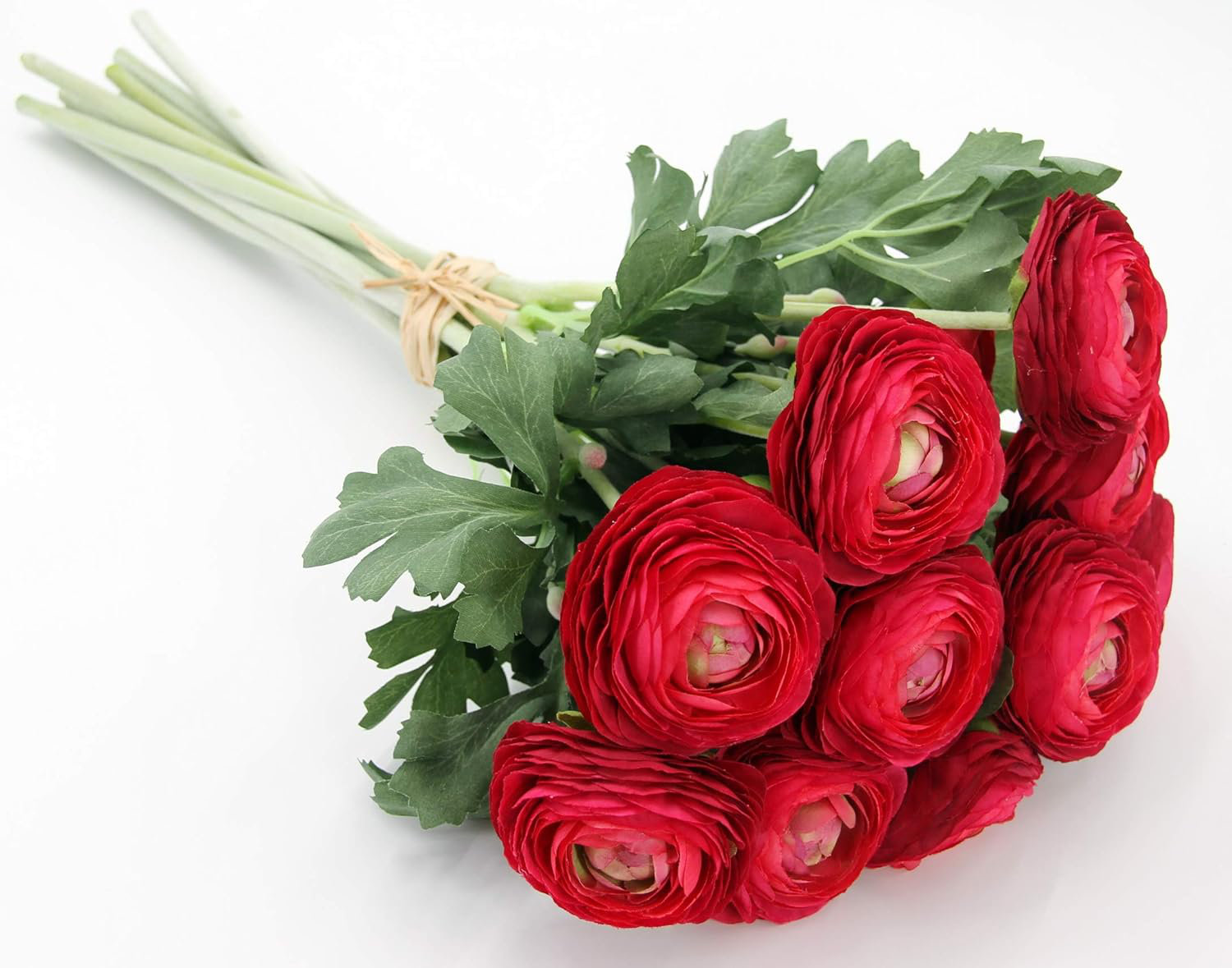 Primrue Artificial Ranunculus Flowers With Real Touch Stem, Silk ...