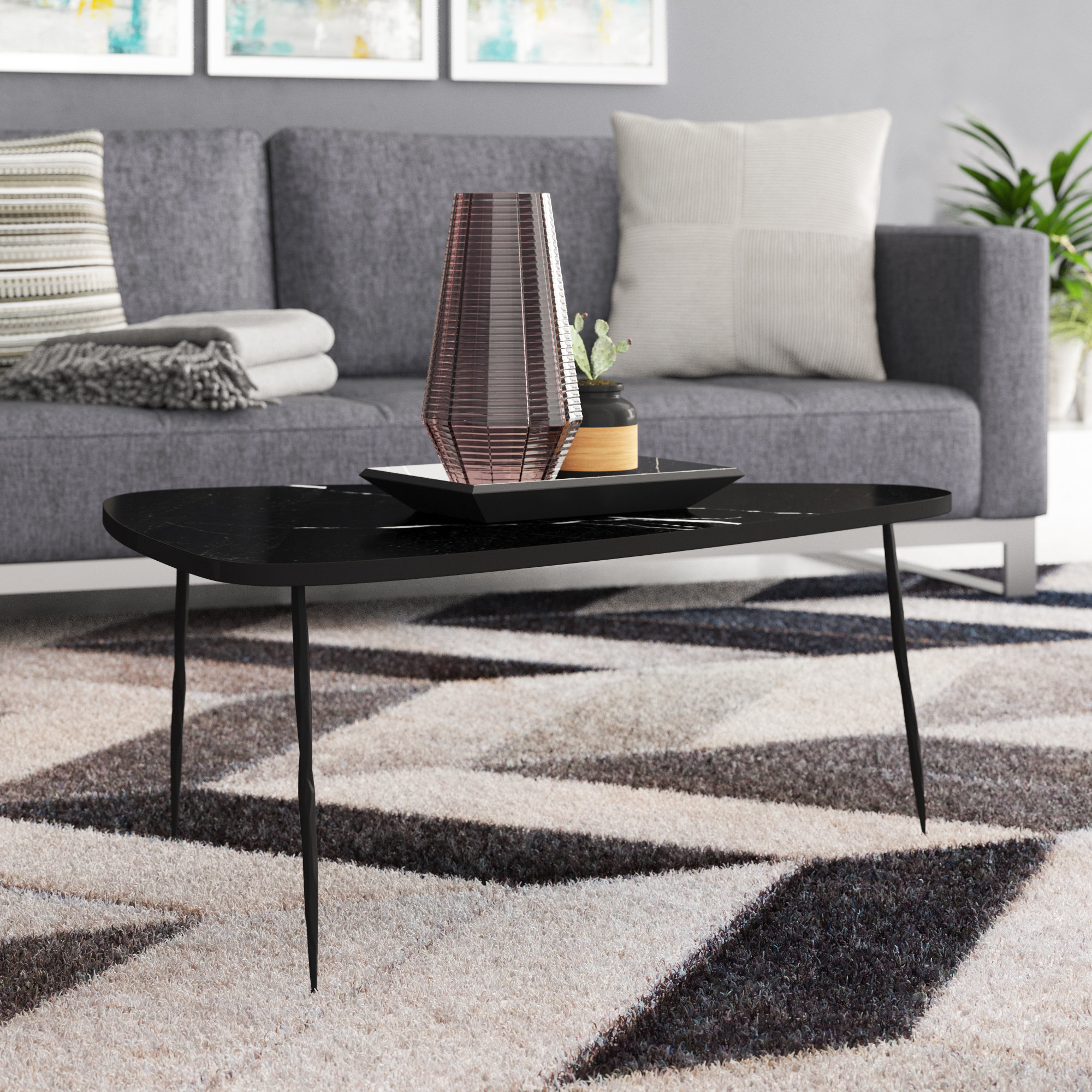 Mobital Four Legs Coffee Table with Storage - Wayfair Canada