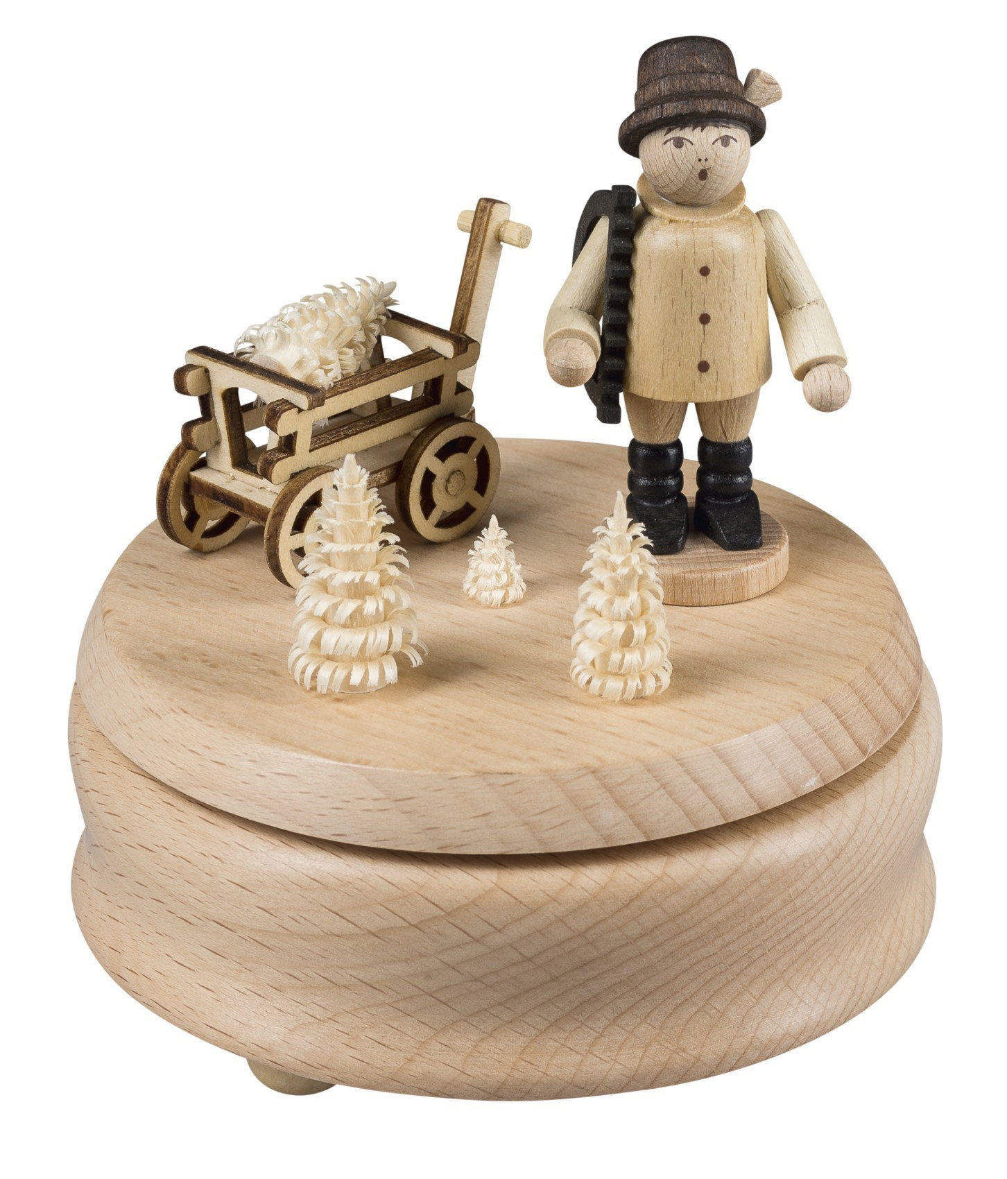 The Seasonal Aisle Woodcutter Music Box | Wayfair.co.uk
