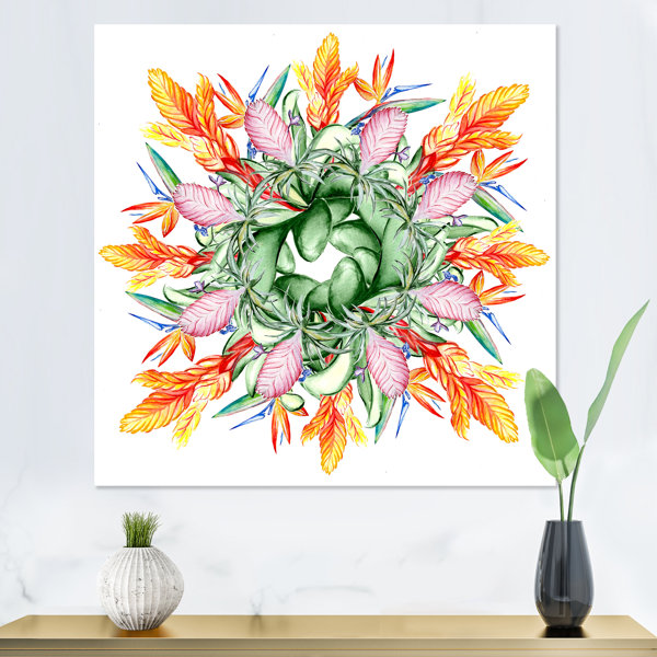 Bay Isle Home " Tropical Flower Botany Art III " Painting Print on ...
