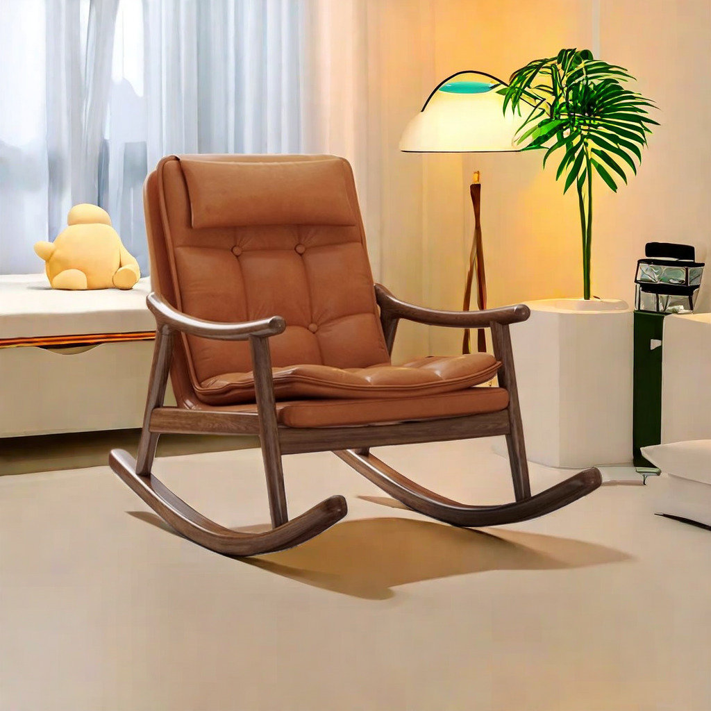 SUPROT Solid Wood Rocking Chair | Wayfair