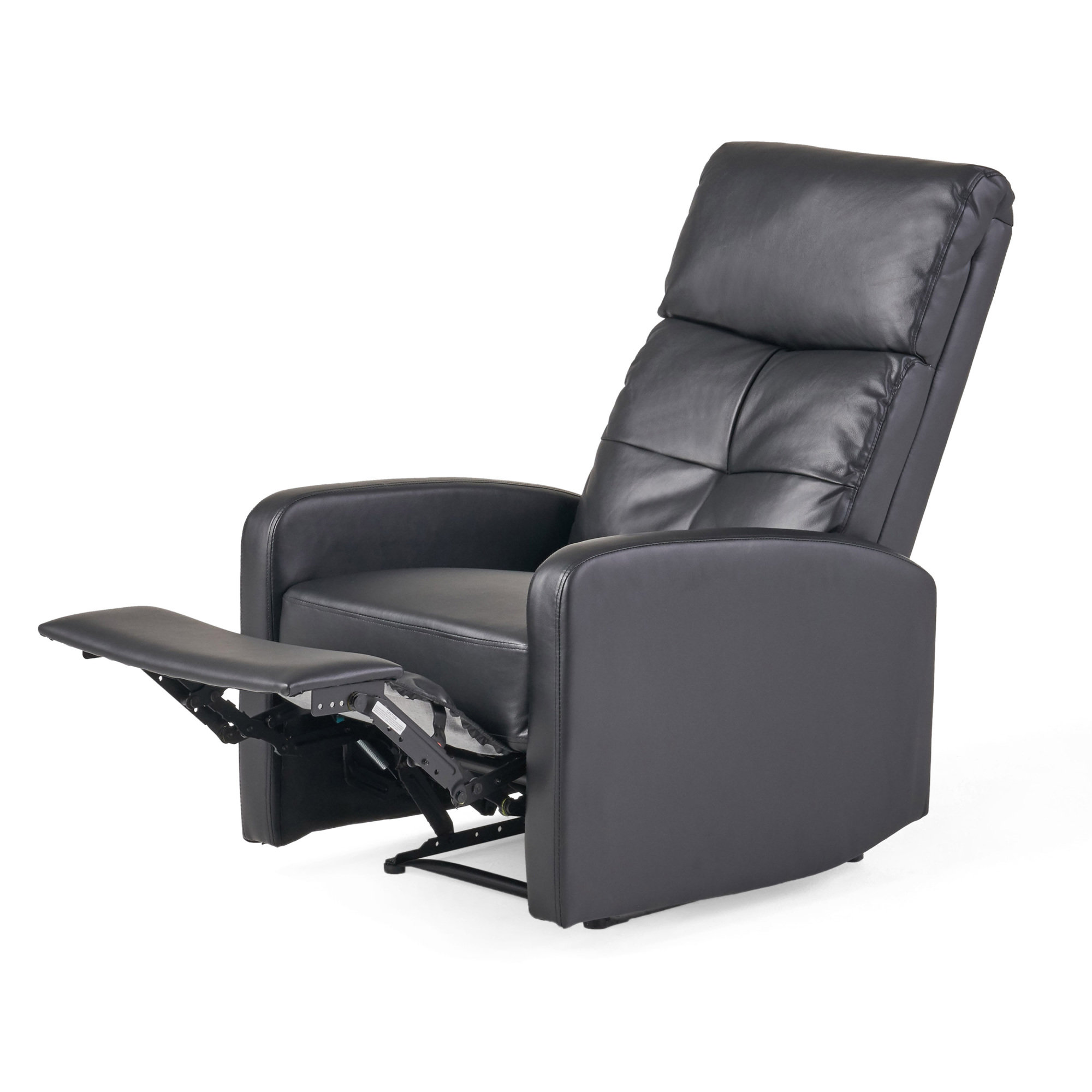 Latitude Run® Elegant 26-inch Wide Faux Leather Manual Recliner Chair ...
