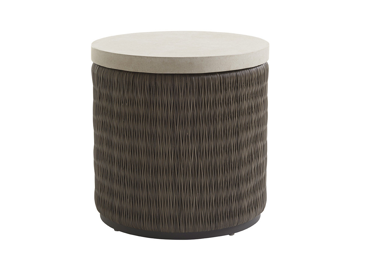 Tommy Bahama Outdoor Cypress Point Ocean Terrace Round End Table | Wayfair