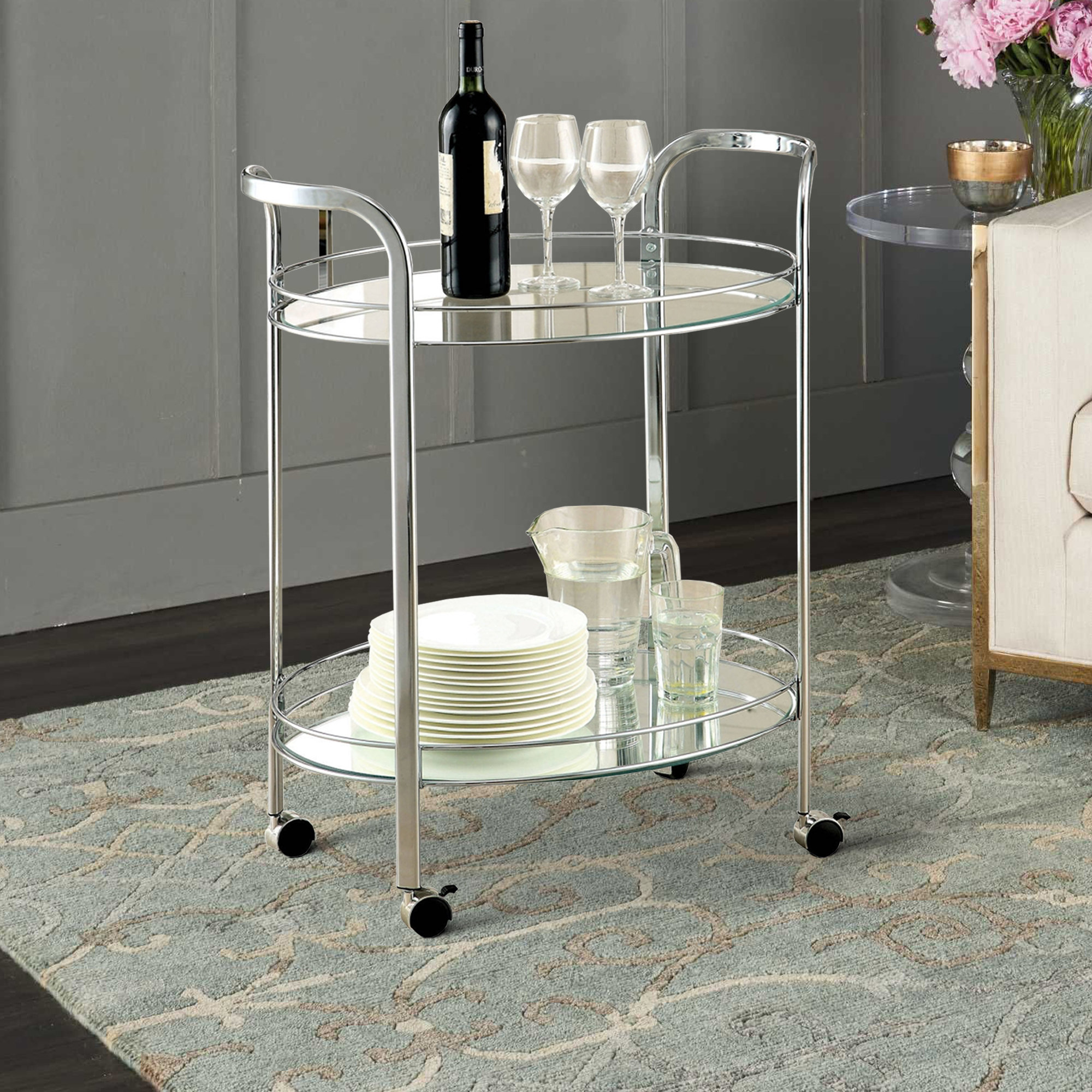 Wade Logan® Azazel Bar Cart & Reviews | Wayfair