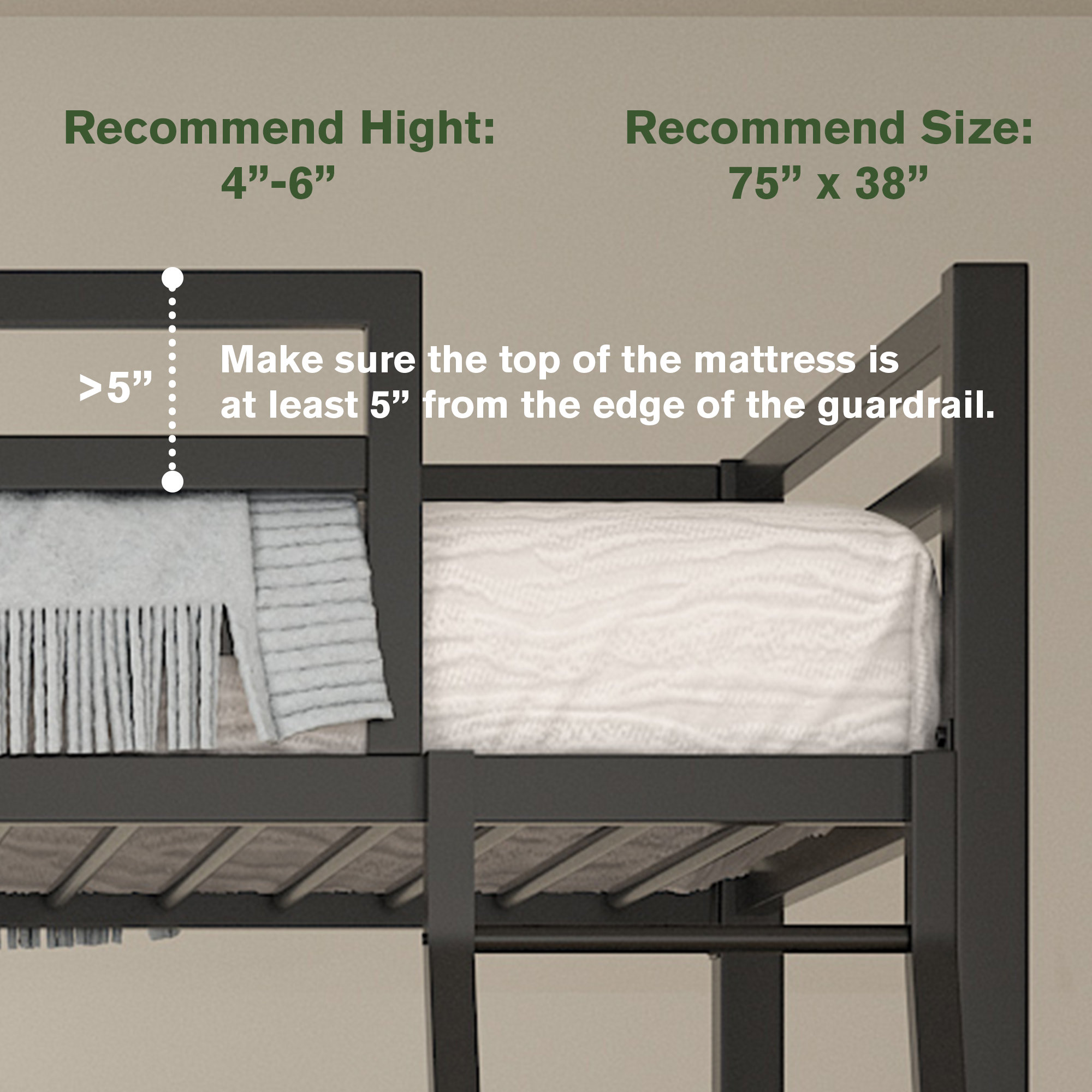 Viv + Rae Labounty Twin Over Twin Standard Bunk Bed & Reviews - Wayfair ...
