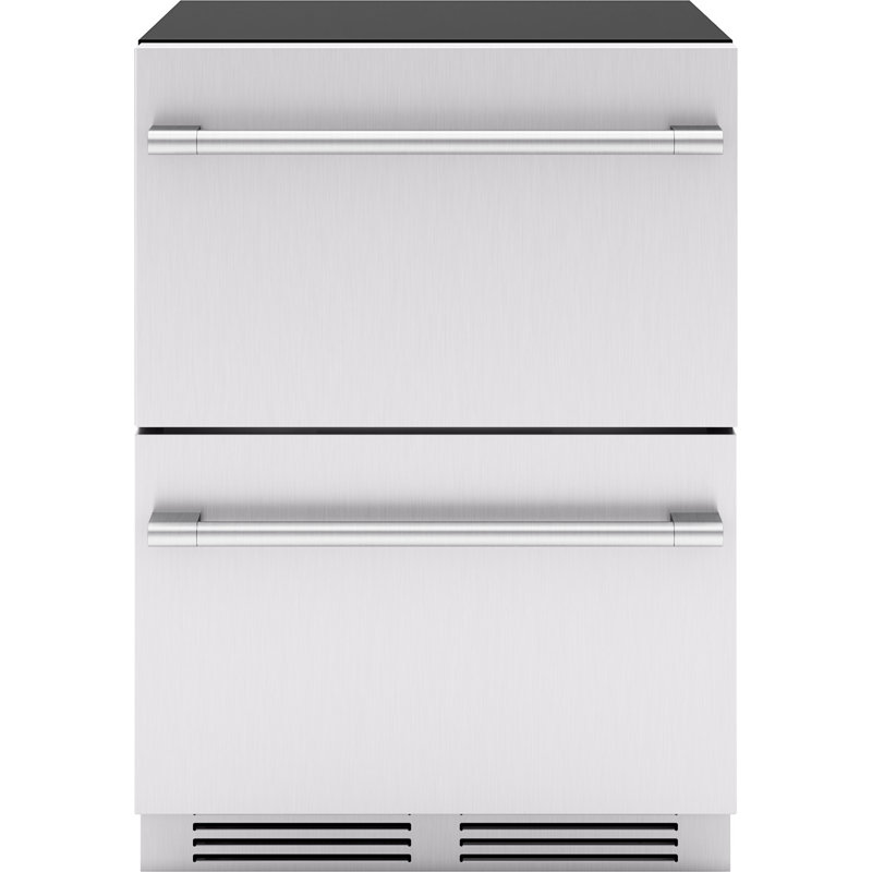 Zephyr Presrv 24" Stainless Steel Built-In Dual Zone Refrigerator ...