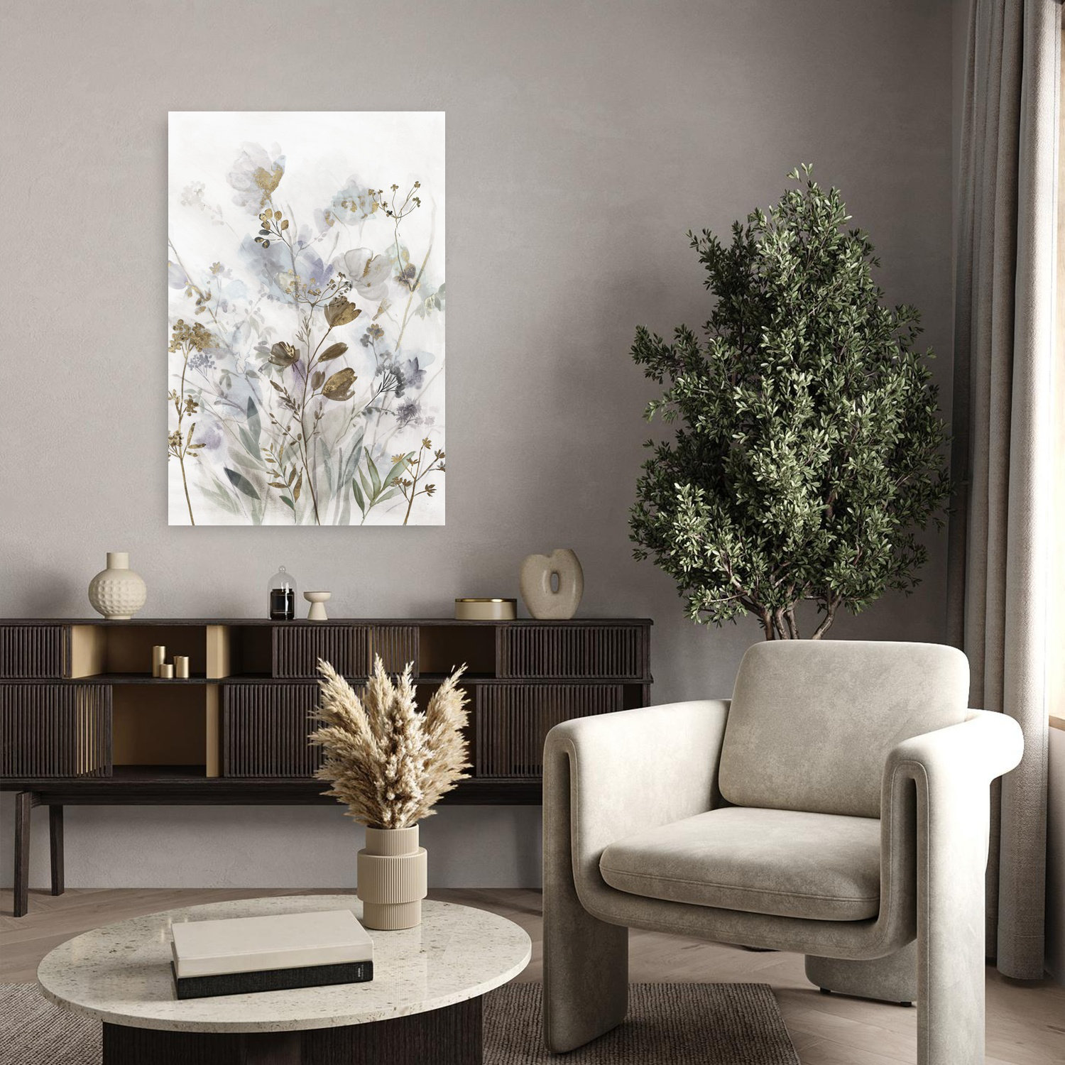 Latitude Run® Delicate Foliage II Abstract Delicate Ethereal Nature ...