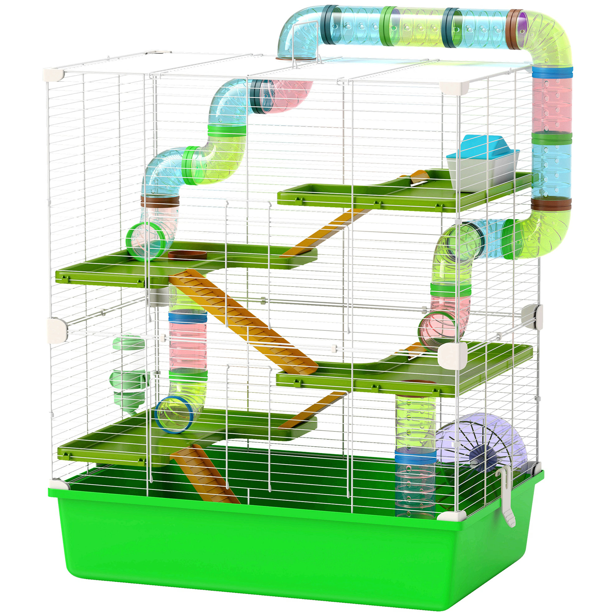 Tucker Murphy Pet™ Extra Large 23" Hamster Cage With Tubes And Tunnels ...