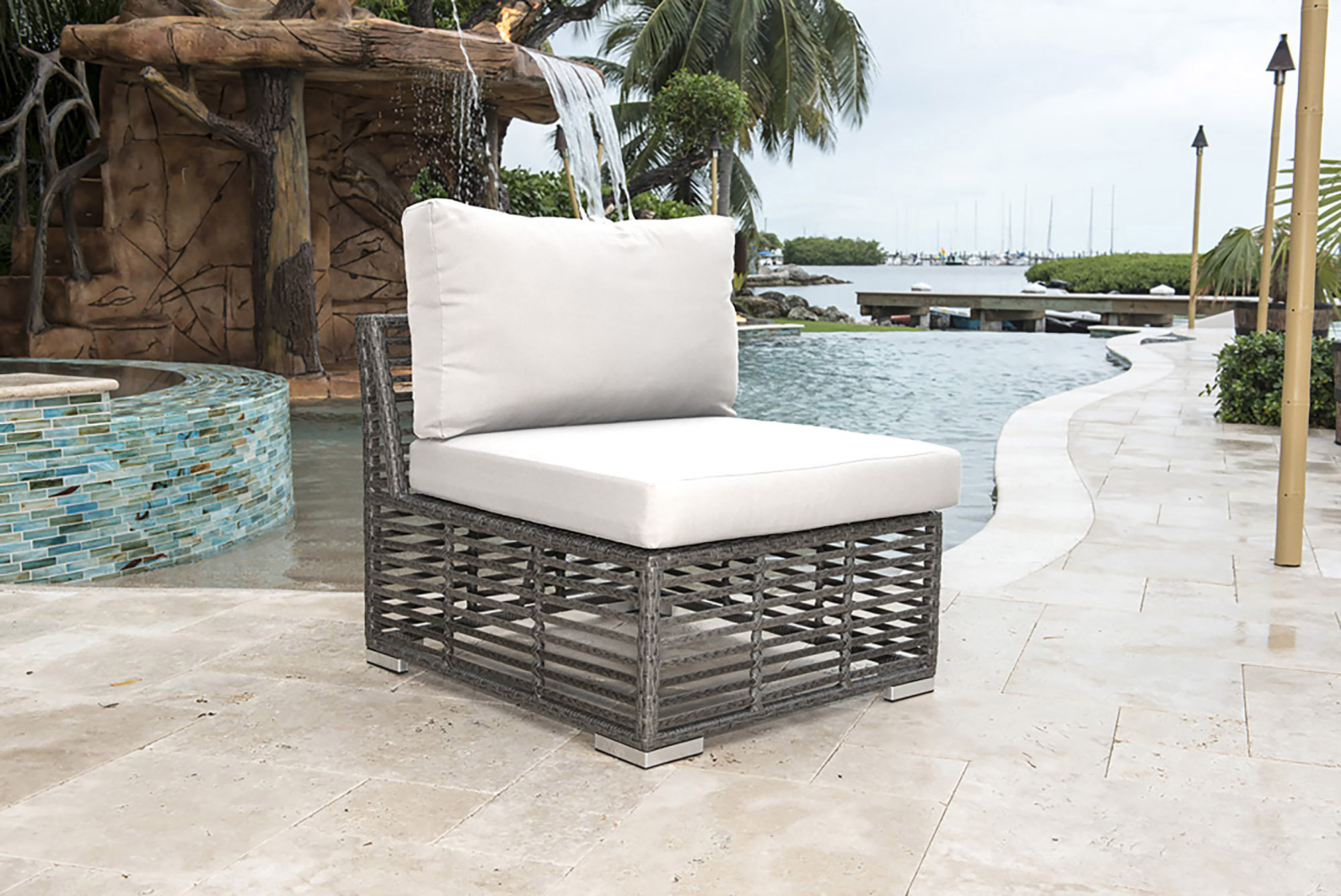 Panama Jack Outdoor Modular Patio Chair with Cushion - Wayfair Canada