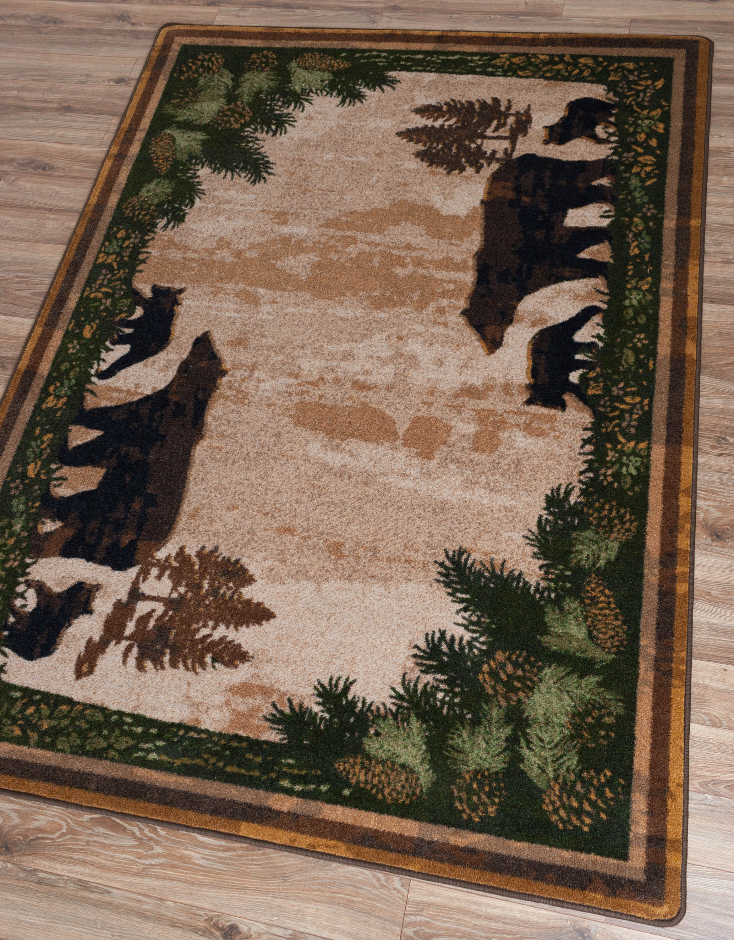 Loon Peak® Loyalton Brown Area Rug | Wayfair