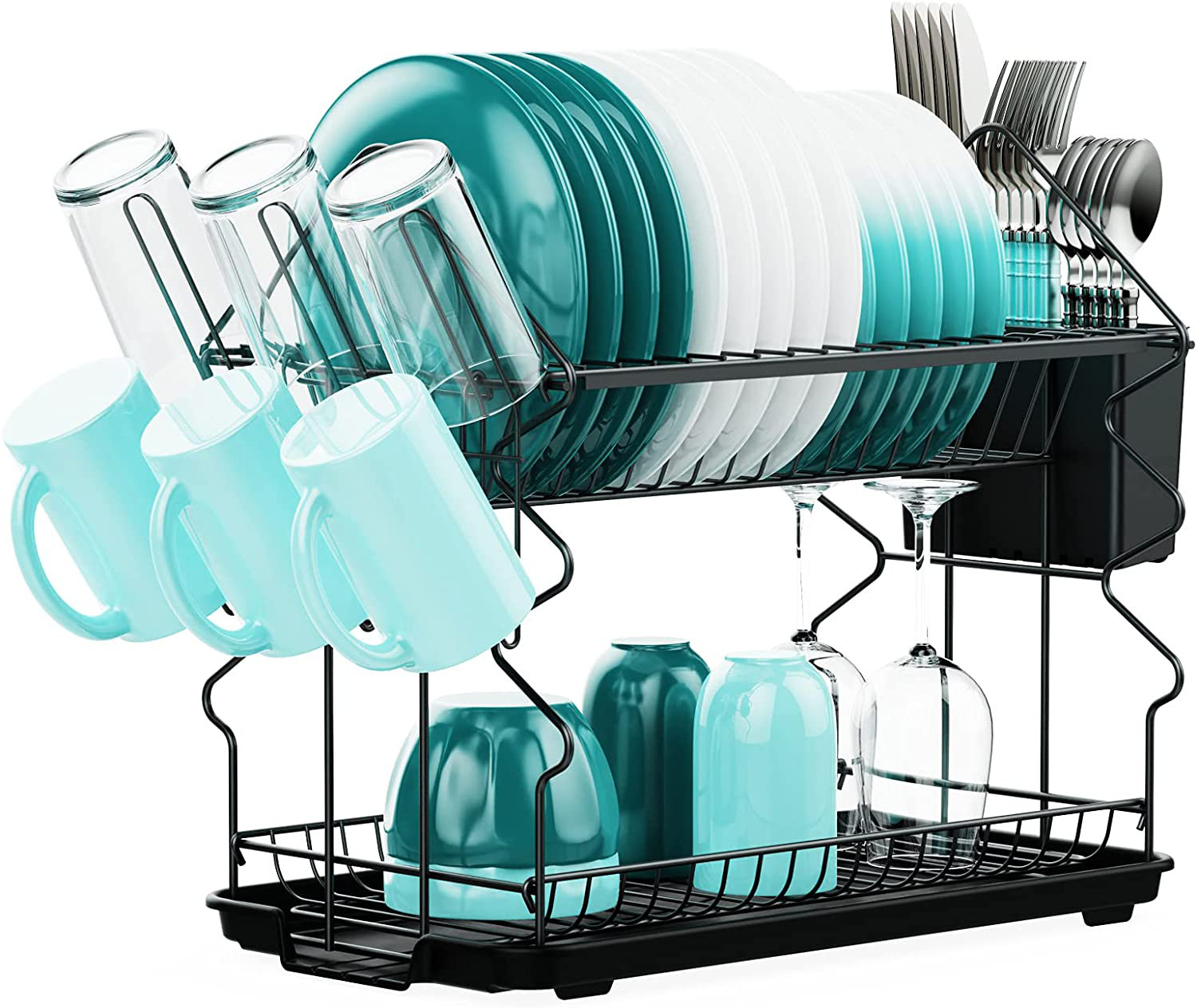FullCircle Quake 2 Tier Dish Rack | Wayfair