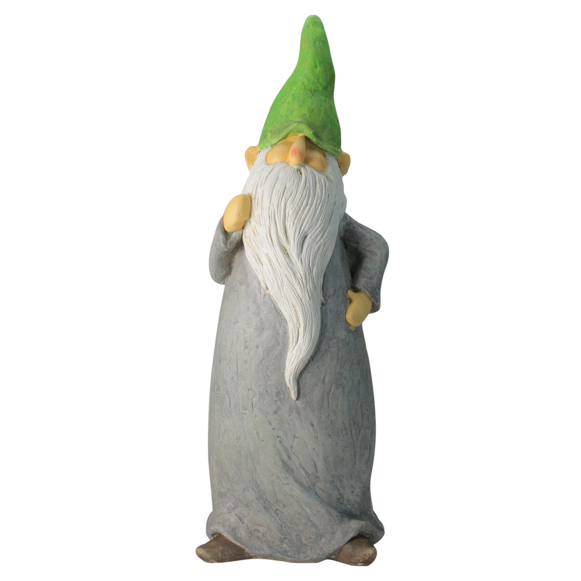Northlight Seasonal 29" Standing Gnome with Robe Outdoor Garden Statue ...