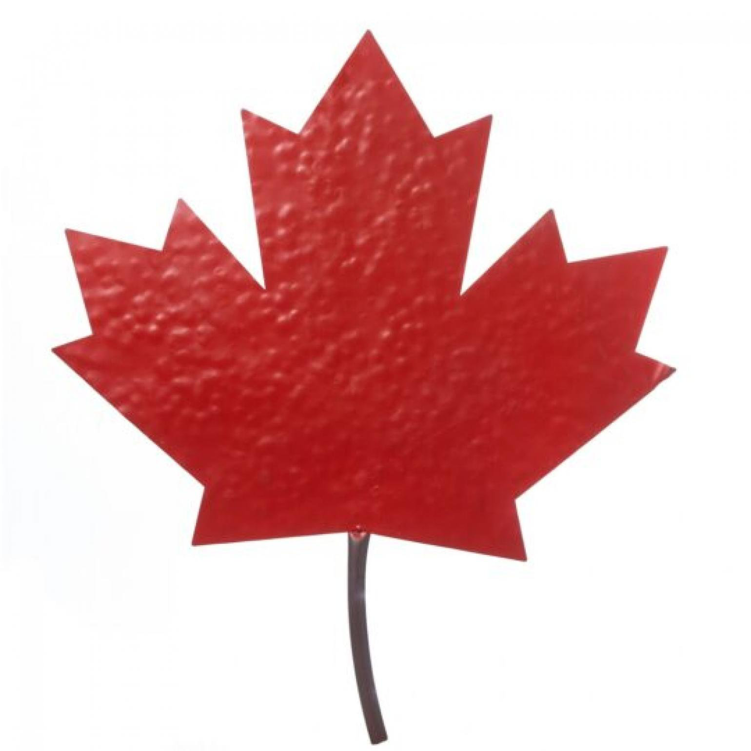 Lark Manor Red Metal Maple Leaf Wall Decor - Wayfair Canada
