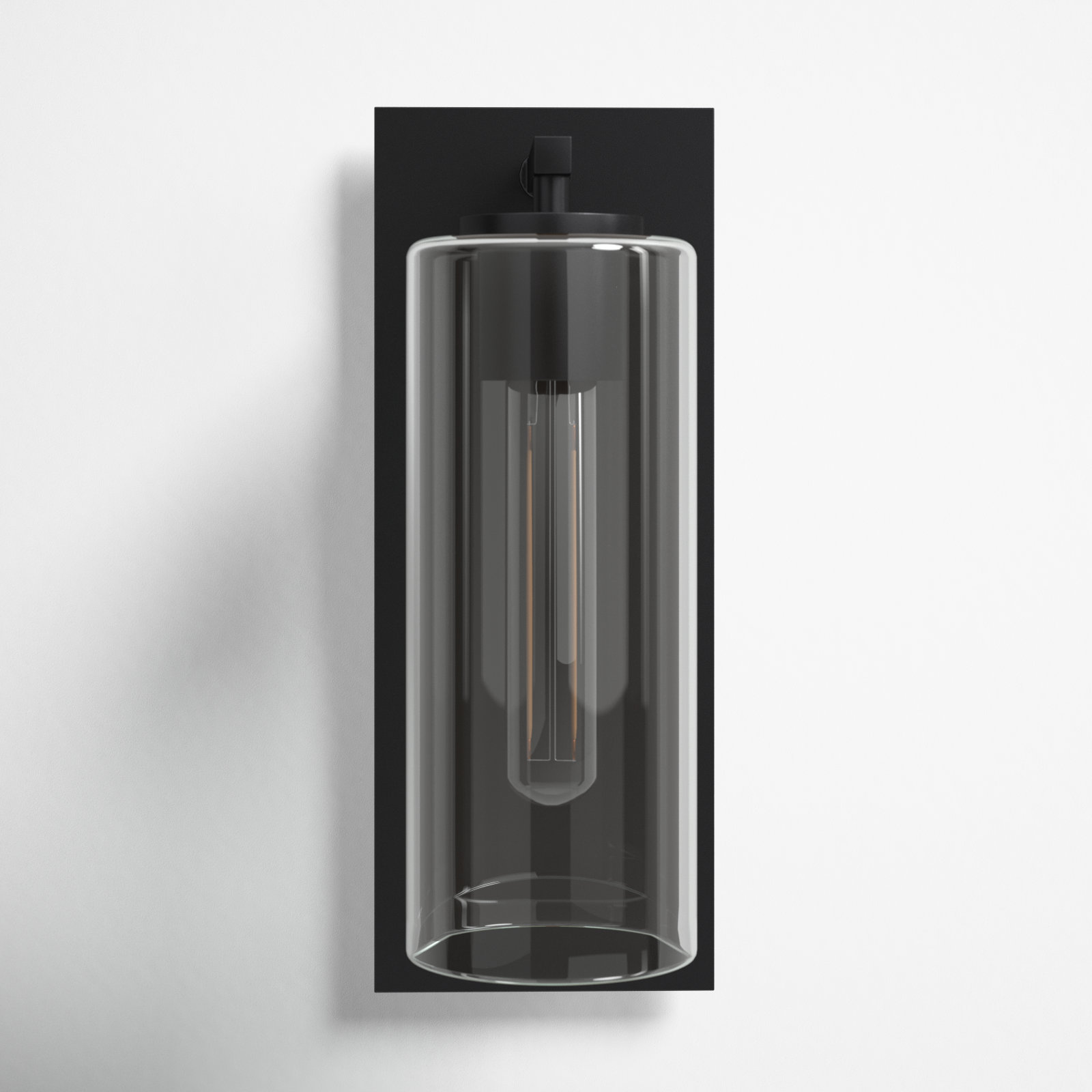 Chimere Single Light Glass Steel Dimmable Armed Sconce | Joss & Main
