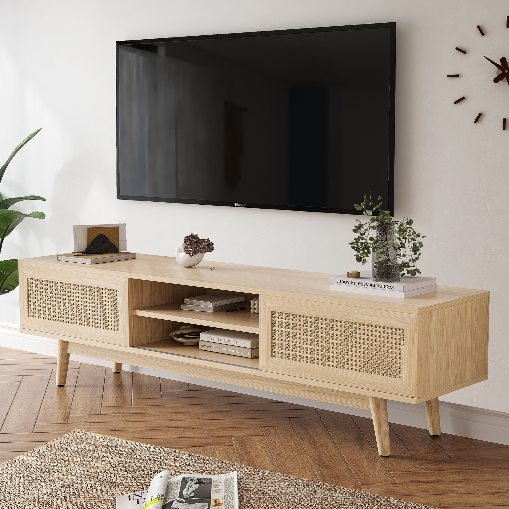 Wade Logan® Barquero TV Stand for TVs up to 60" & Reviews | Wayfair