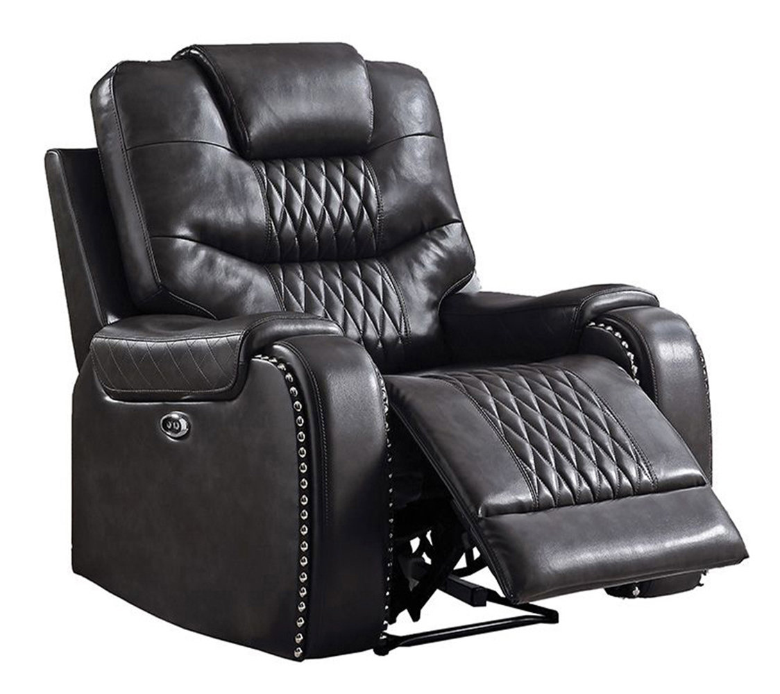 Wildon Home® Ahmarria Livette Saddle Arm Power Motion Recliner | Wayfair