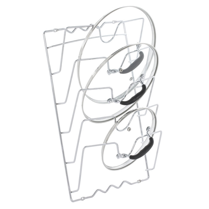 Rebrilliant Metal Rectangle Wall Mounted Pot Rack & Reviews | Wayfair