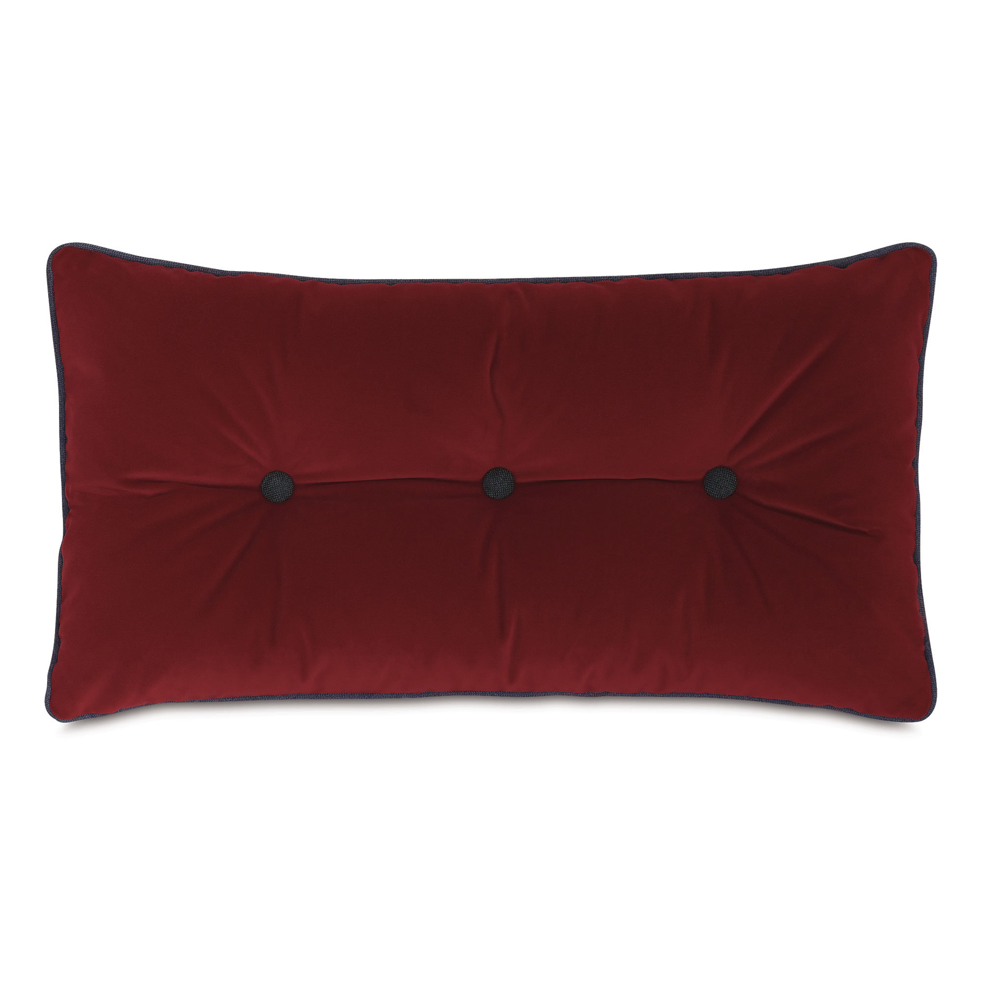 Eastern Accents Connery Velvet Lumbar Rectangular Pillow Cover and ...