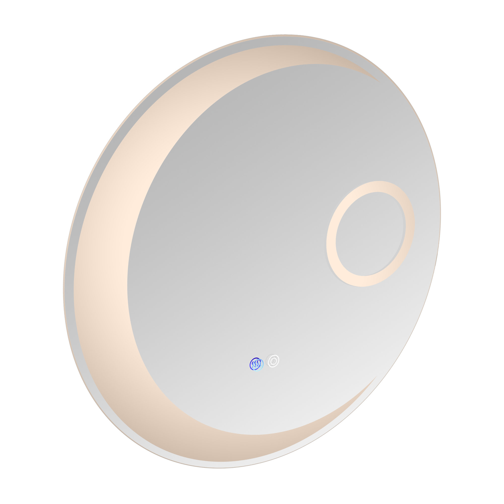 Ivy Bronx Switch-Held Memory LED Mirror, Wall-Mounted Vanity Mirrors ...