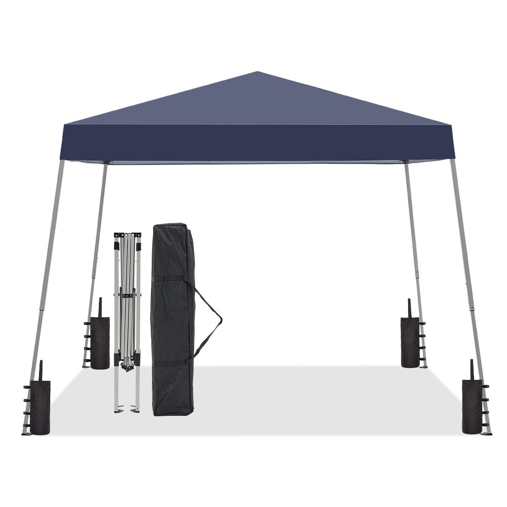 Zenova 10 Ft. W X 10 Ft. D Steel Pop-Up Canopy With Weights & Reviews ...