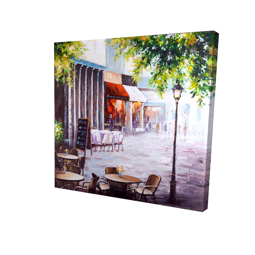 Begin Edition International Inc. Outdoor Restaurant - 16X16 Print On ...