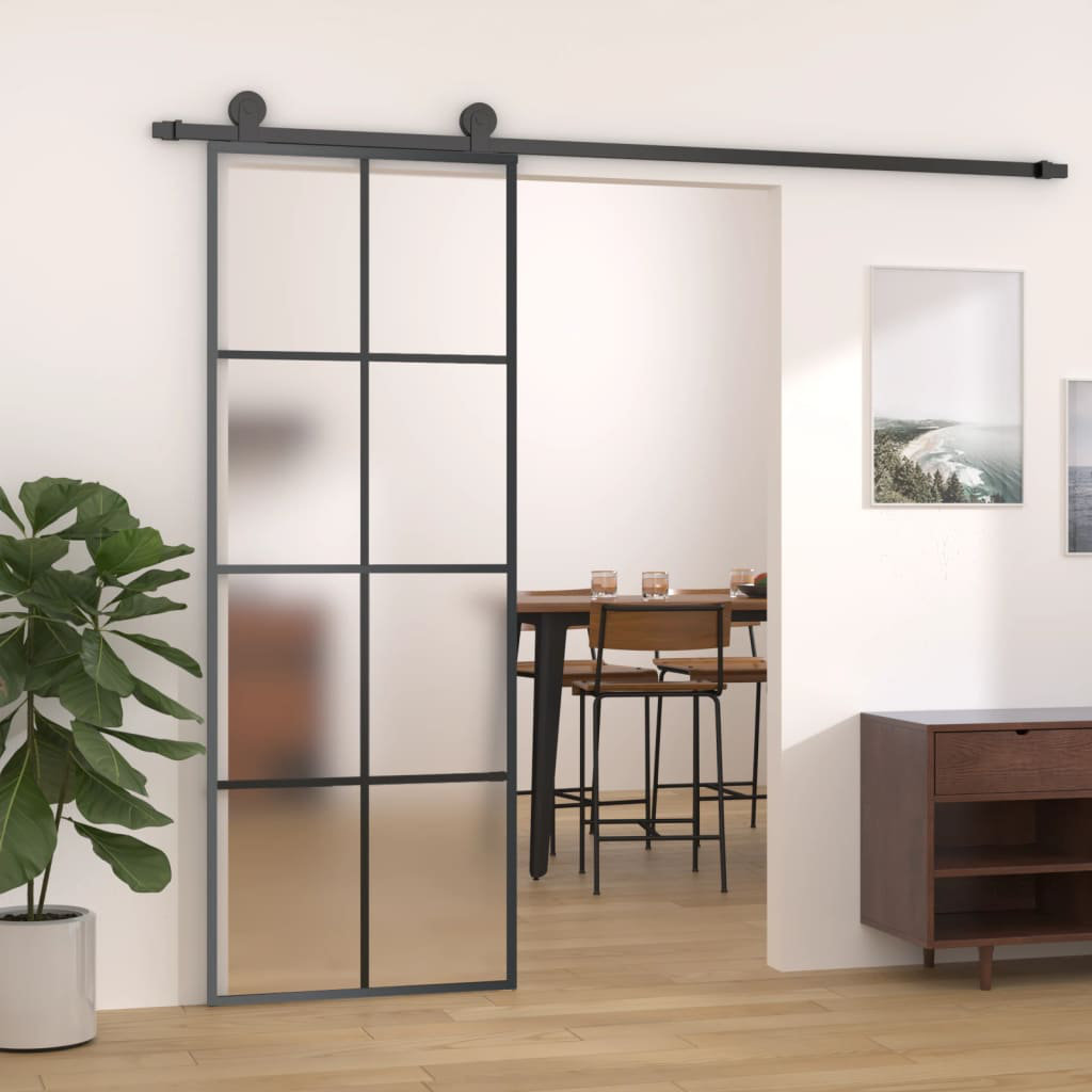 Borough Wharf Rayan Glass Sliding Door | Wayfair.co.uk