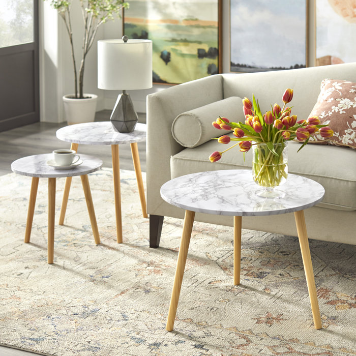 George Oliver Dankert 2 Piece Nesting Tables & Reviews | Wayfair