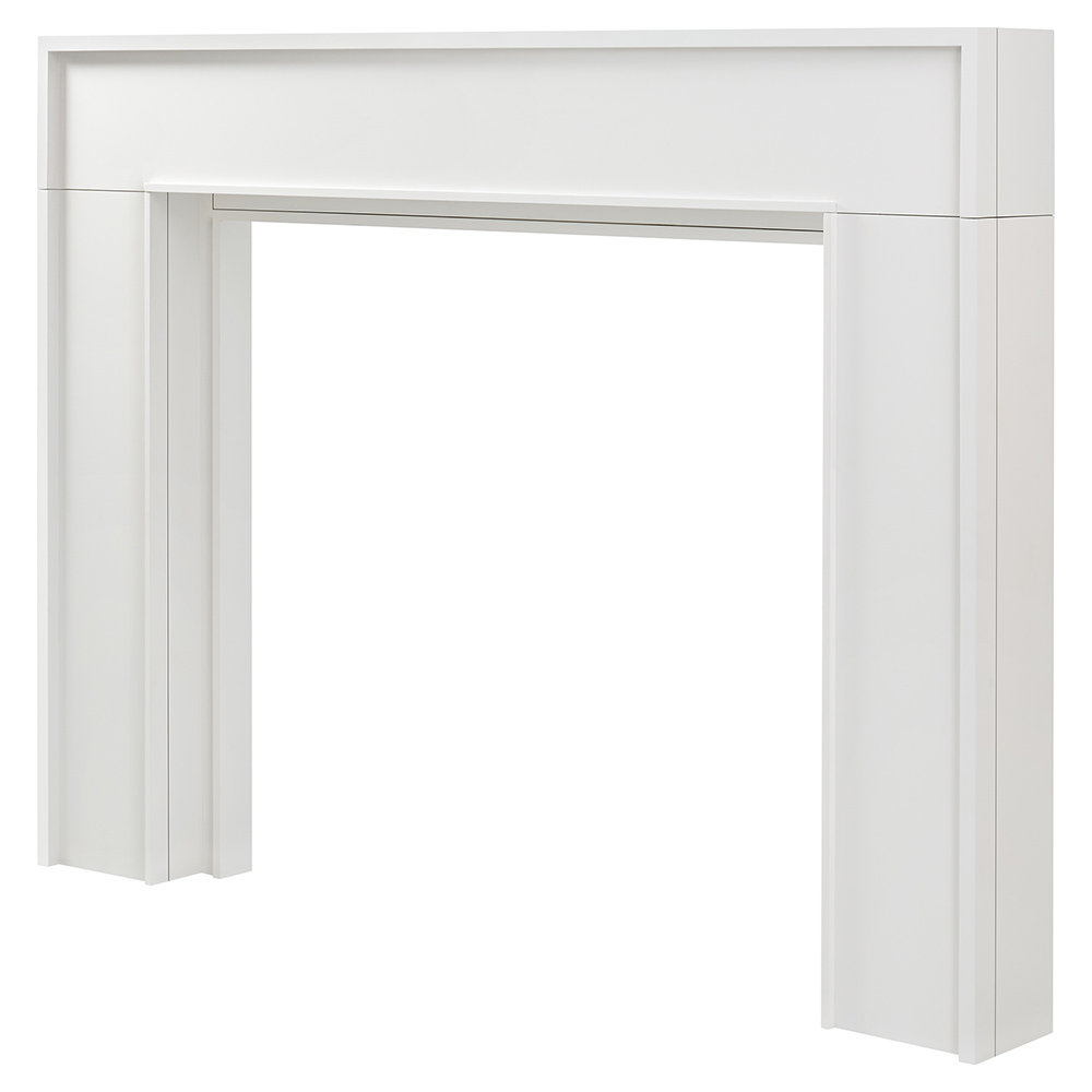 Modern Ember Leavitt Wood Fireplace Mantel Surround Kit | Wayfair