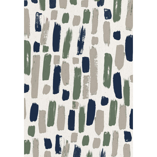 Ivy Bronx Paint Splotch Green Gray Blue | Wayfair.co.uk