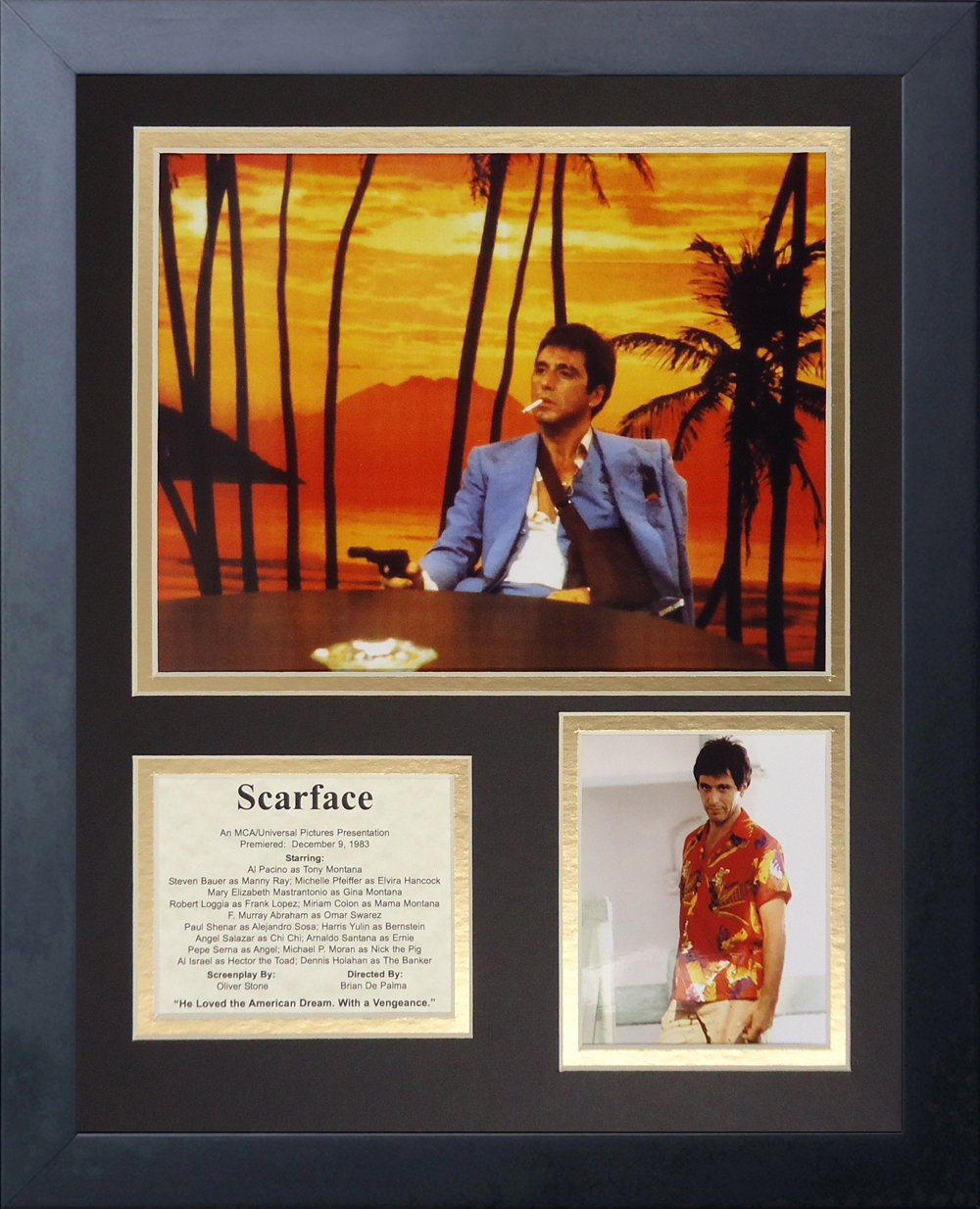 Legends Never Die Scarface II Framed Photographic Print | Wayfair