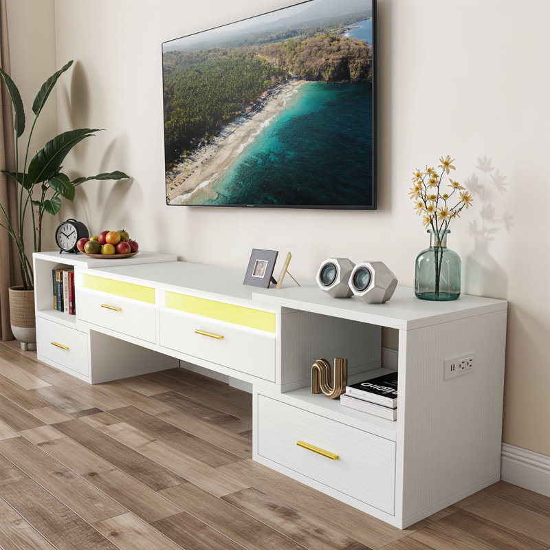 Wrought Studio™ Laigha Deformable One-Piece Storage Credenza, Media ...