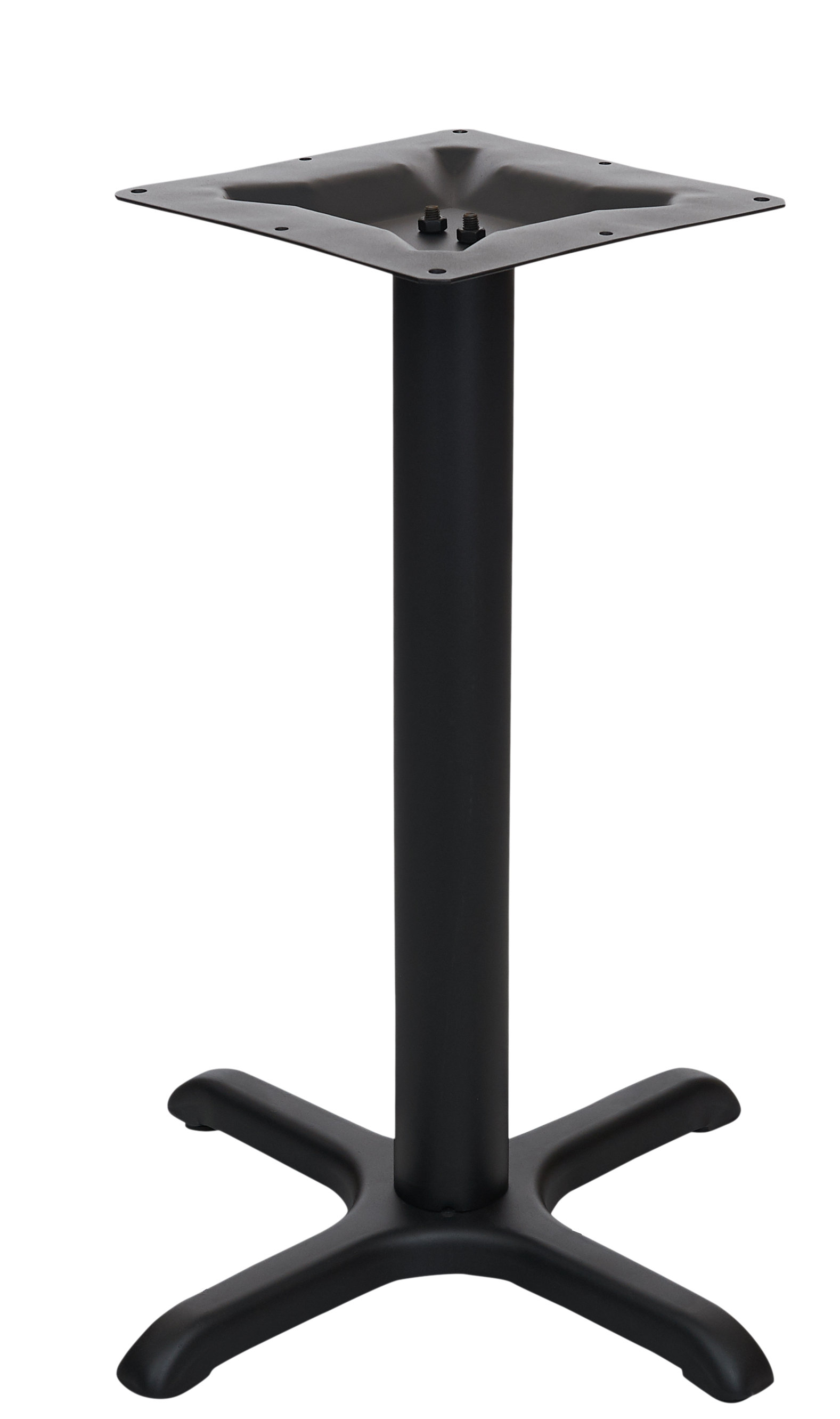 BFM Seating STB 22x22" Cross Indoor Dining Height Table Base Bolt-On ...
