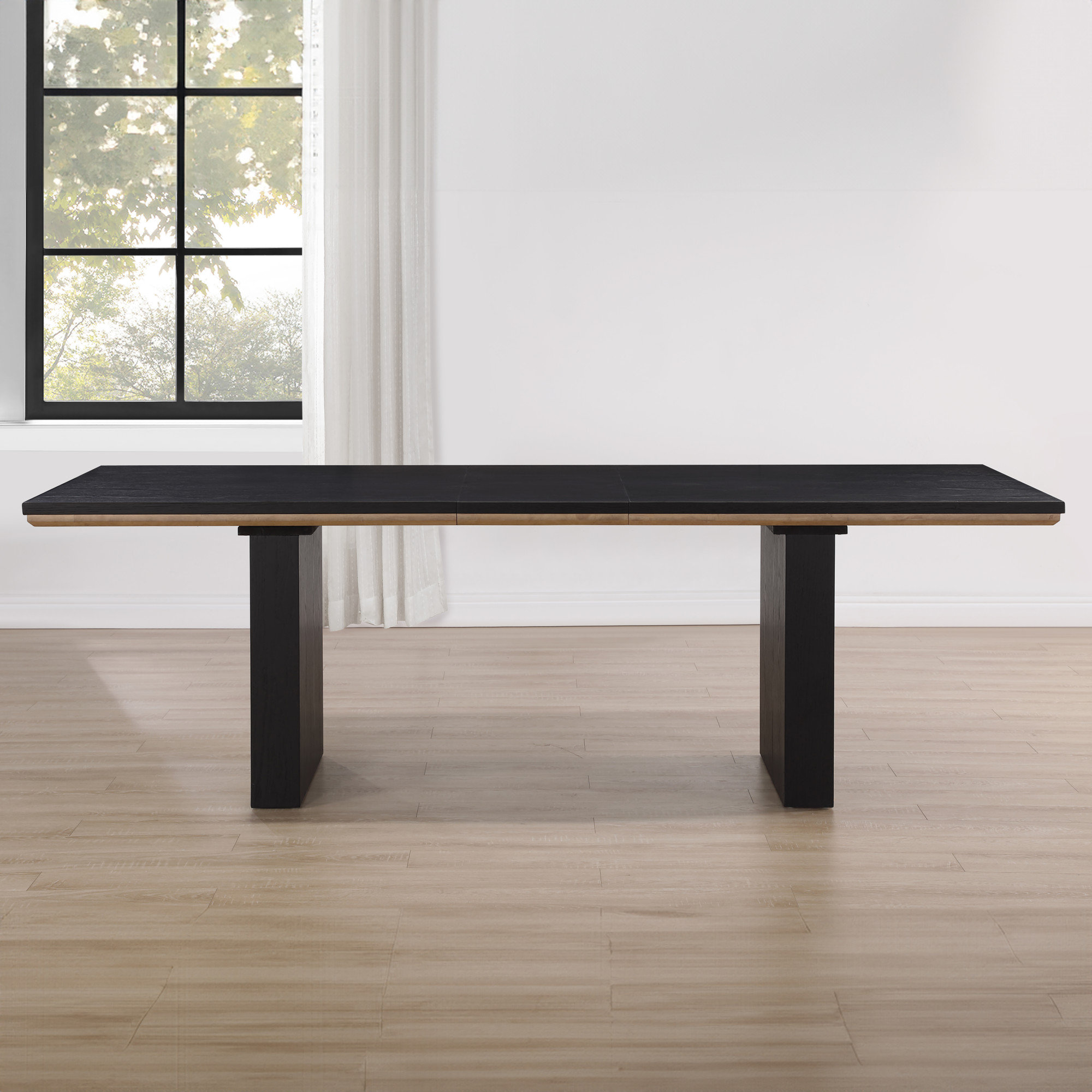 Latitude Run® Lixy Magnolia 80"-96" Dining Table & Reviews | Wayfair