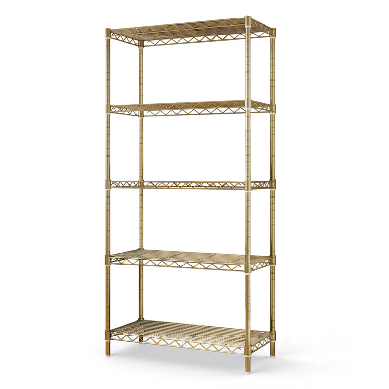Rebrilliant 5 Tier Storage Rack Wire Shelving Unit Storage Shelves ...
