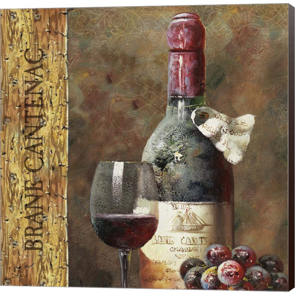 Astoria Grand Wine Collection IV - Wrapped Canvas Print | Wayfair