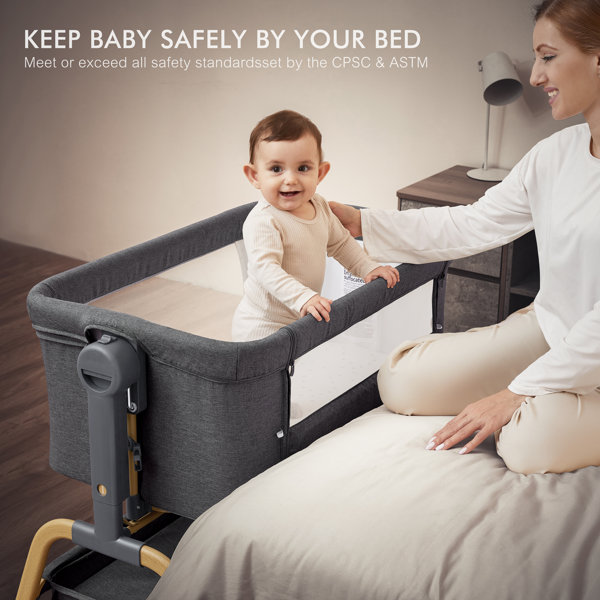 Isabelle & Max™ Alasca 3 in 1 Baby Bassinet, Rocking Bassinets Bedside ...
