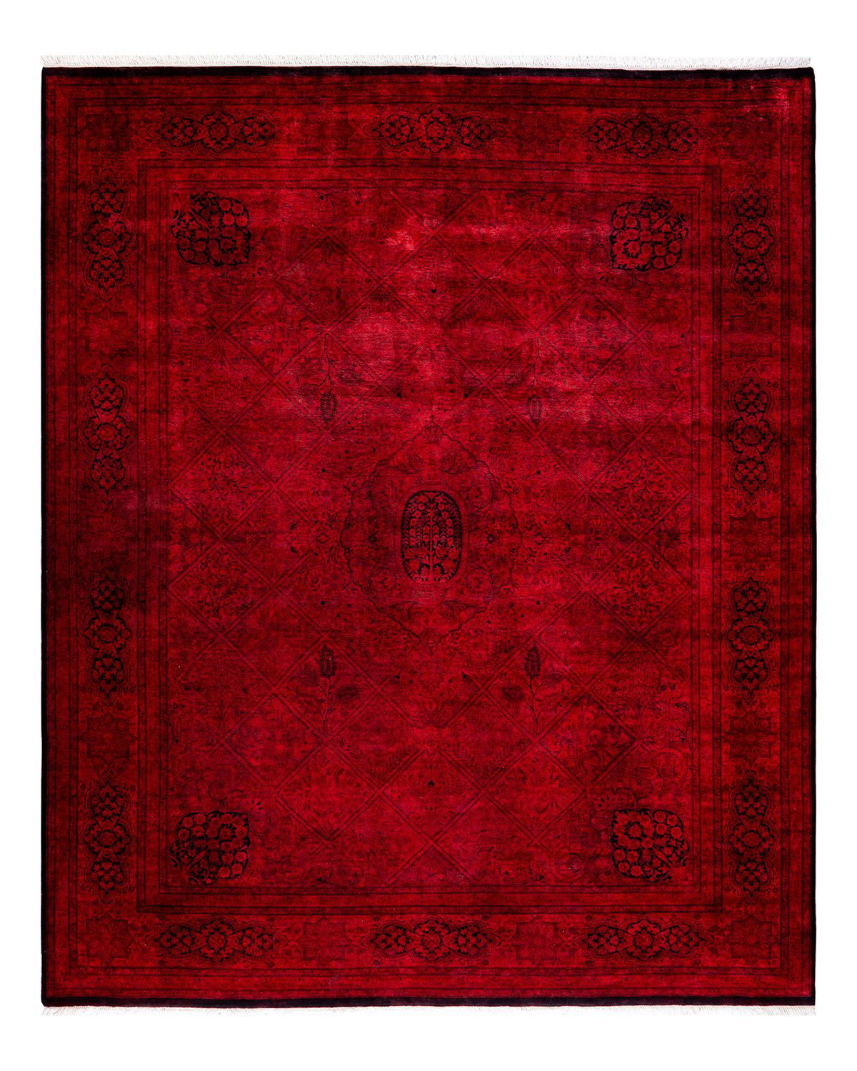AllModern Tapis rouge noué à la main Maz - One-of-a-Kind Maz - Wayfair ...