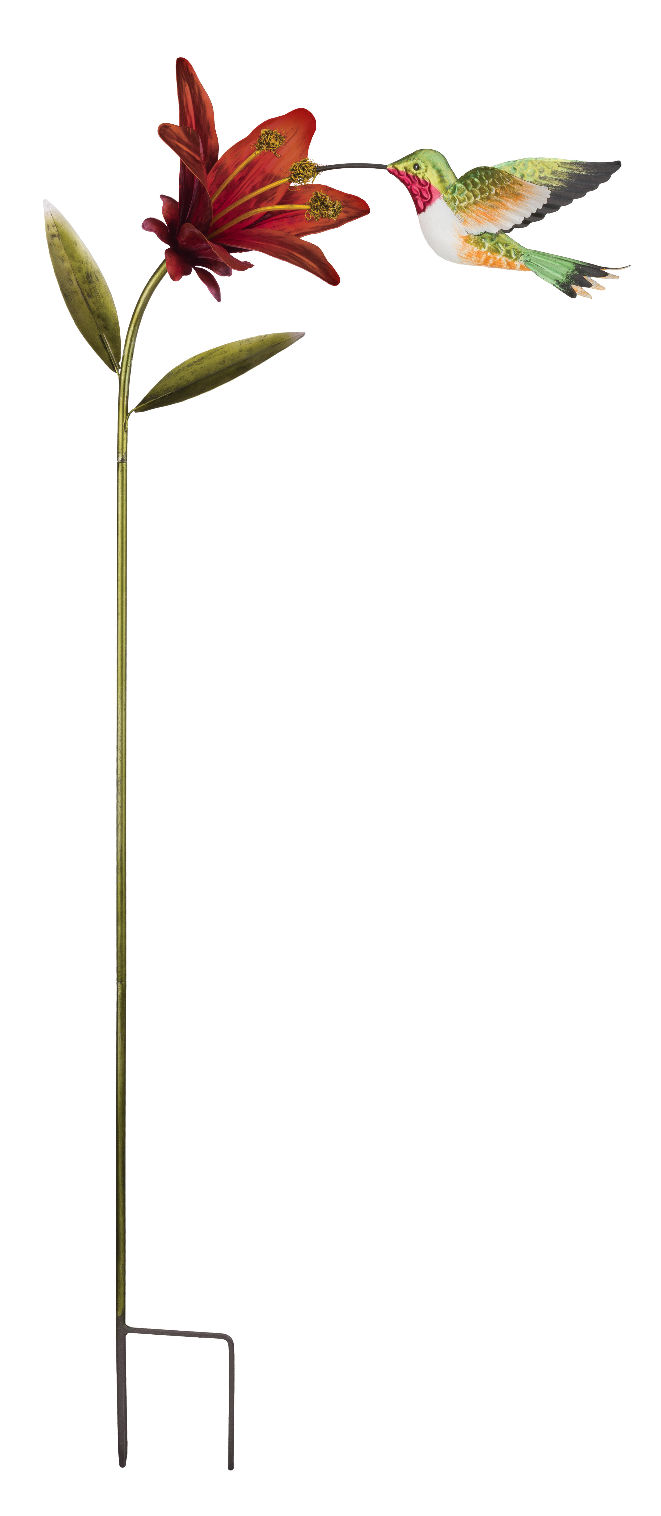 Regal Art & Gift Hummingbird Flower Stakes - Ruby Throated | Wayfair