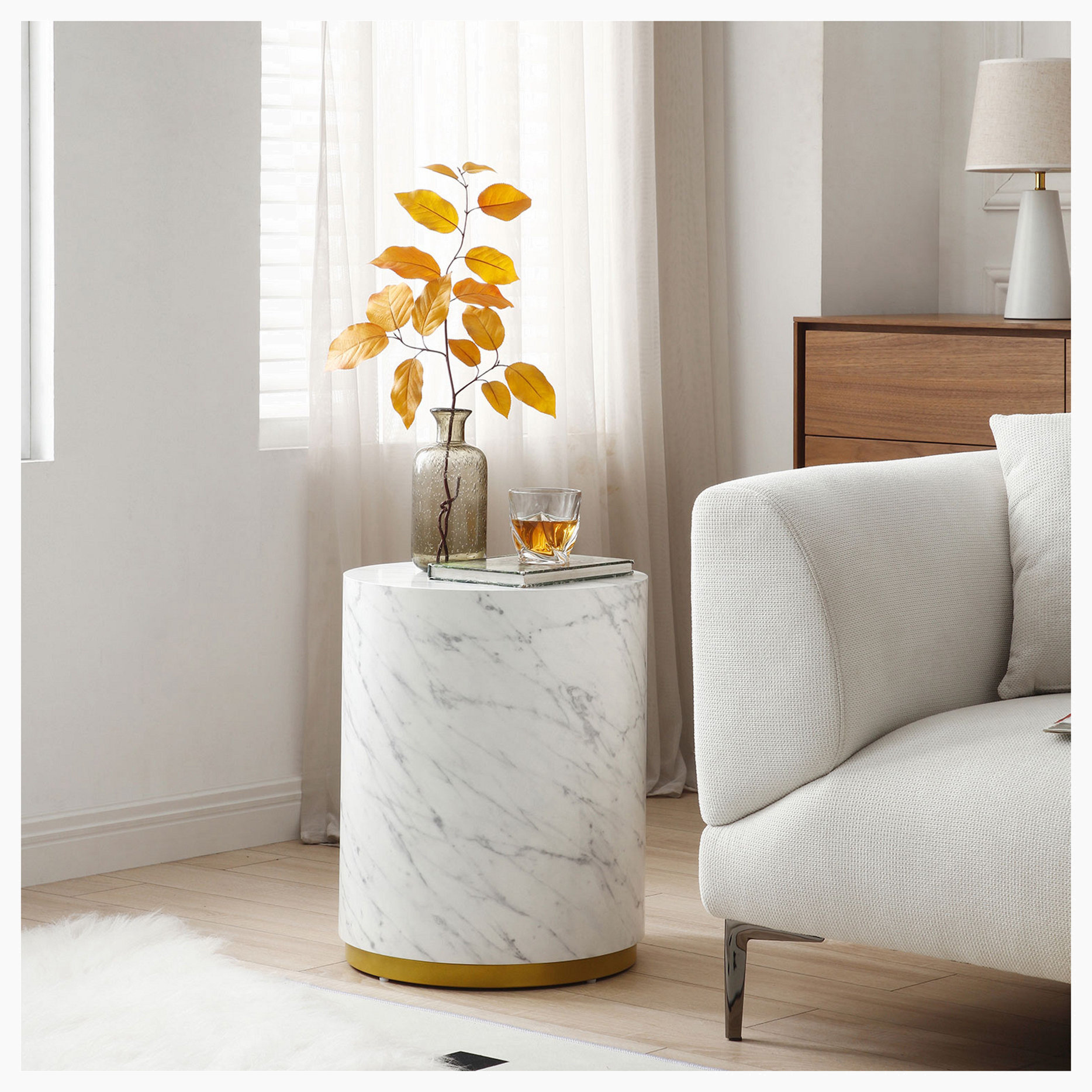 Everly Quinn Griet 19.6'' tall Block End Table - Wayfair Canada