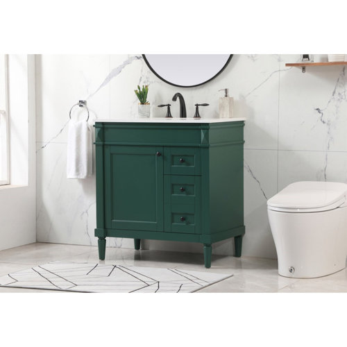 Green Bathroom Vanities You'll Love | Wayfair